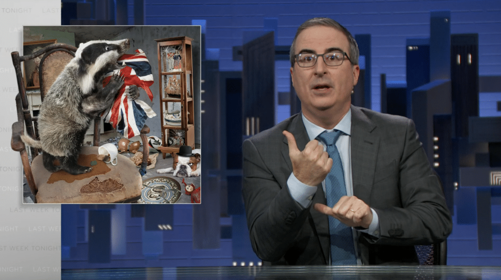 John Oliver Flushes Out Britain's Wild Badger Conservatives - LateNighter