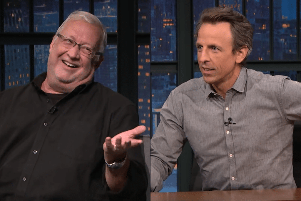 How Late Night’s Cue Card Guy Became Seth Meyers' Fallback Guest ...