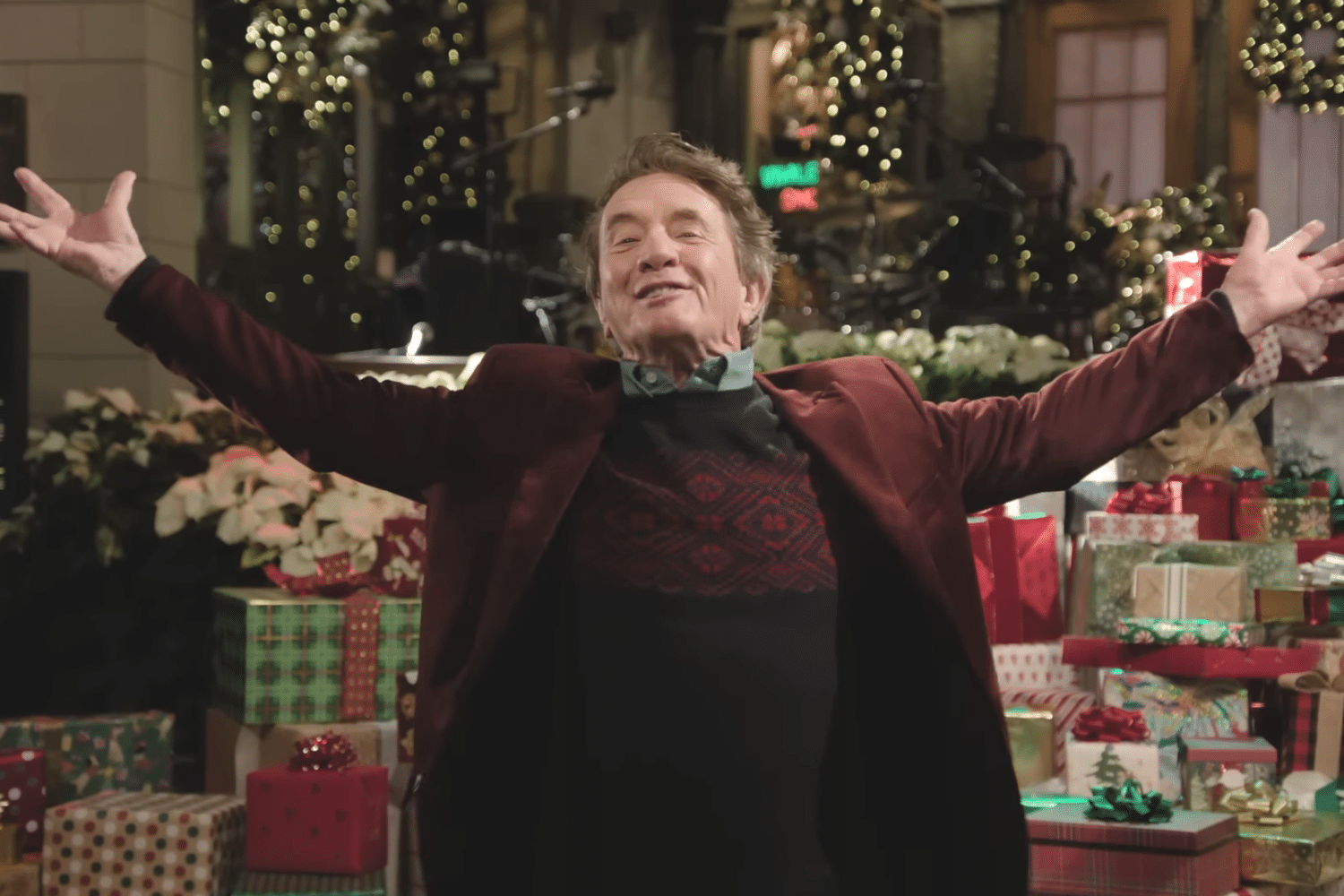 Martin Short Plays Santa the Insult Comic in New SNL Promo - LateNighter