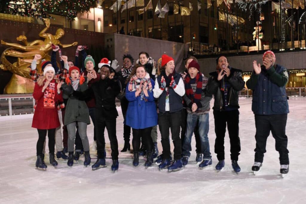 A History of SNL’s Skating Rink Goodnights - LateNighter