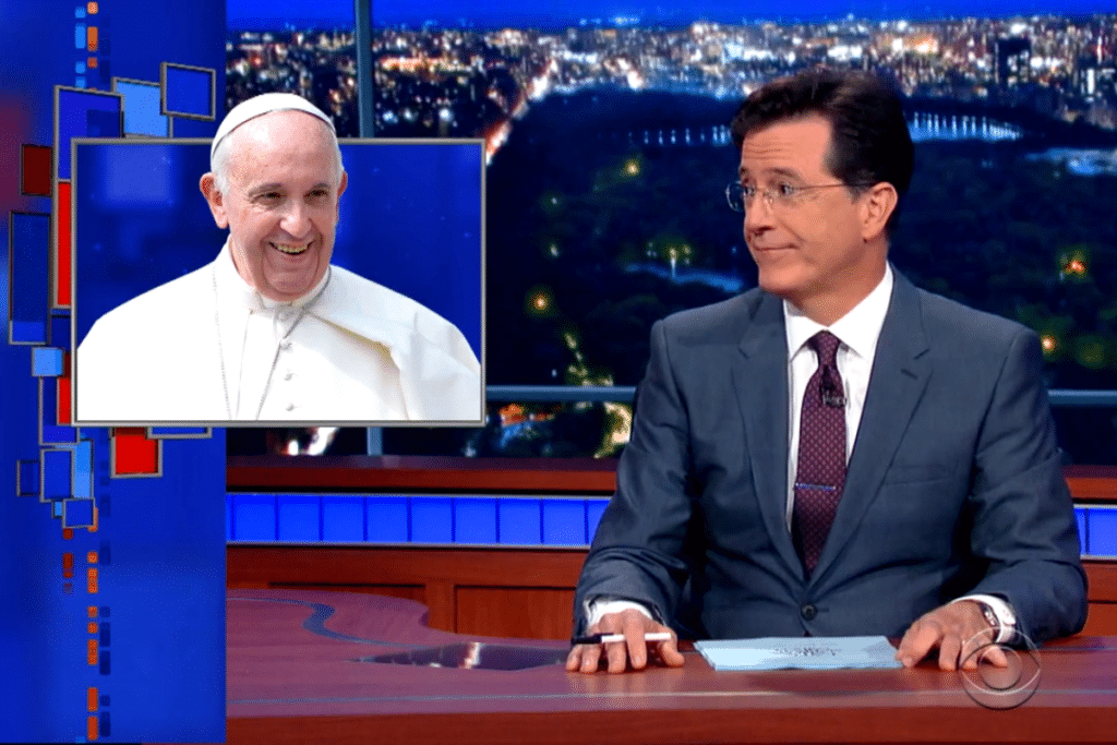 Stephen Colbert's 'Late Show' Devoted an Entire Episode to Pope Francis ...
