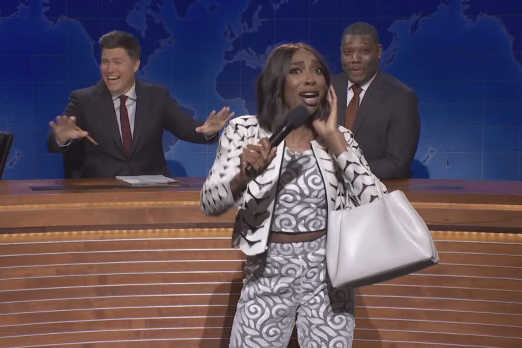 SNL Audience Yells Curse During Ego Nwodim 'Weekend Update' Bit ...