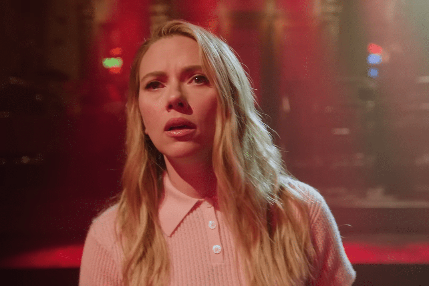Scarlett Johansson Can't Escape Colin Jost in New SNL Promo - LateNighter