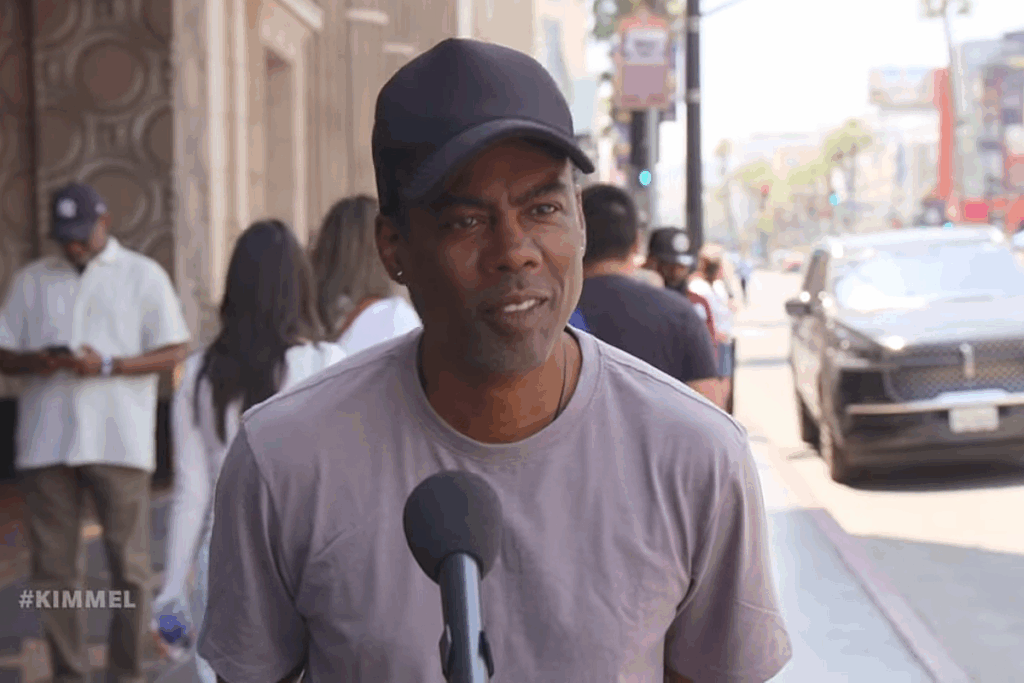 Chris Rock Crashes Jimmy Kimmel Live! Man-on-the-Street Segment ...