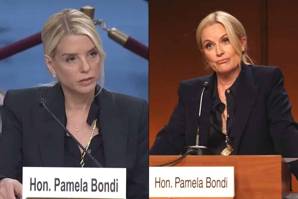 Pam Bondi Seems Thrilled With Her SNL Skewering - LateNighter