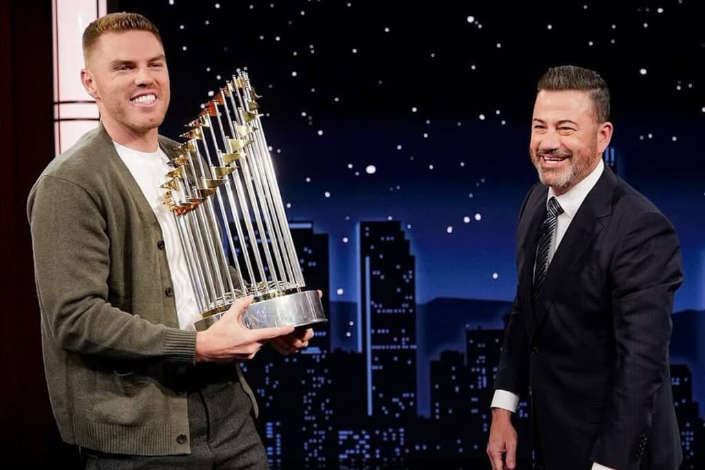 Jimmy Kimmel to Welcome World Champion Dodgers Tuesday Night - LateNighter
