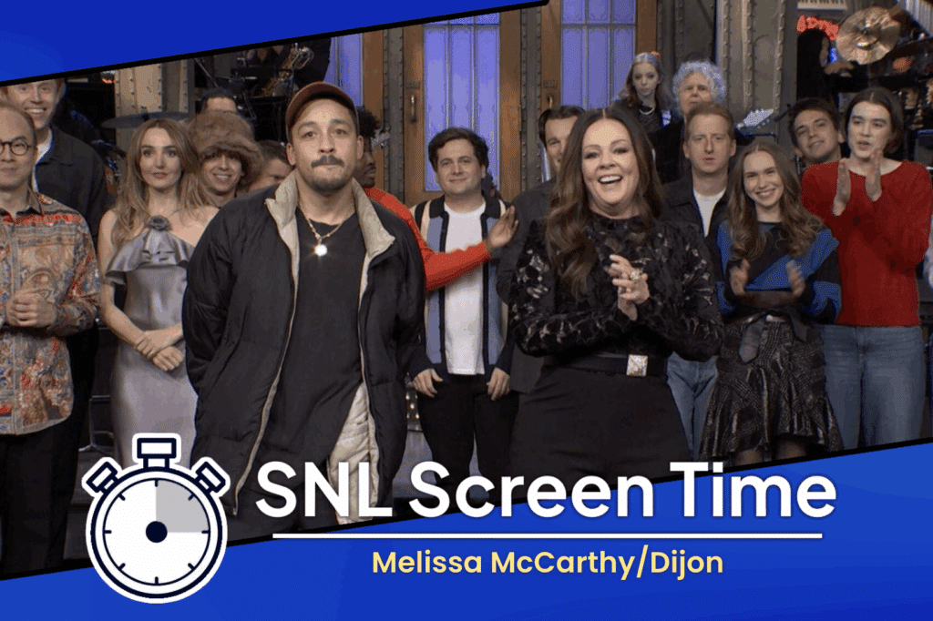 SNL Screen Time Report Melissa McCarthy Episode Season 51