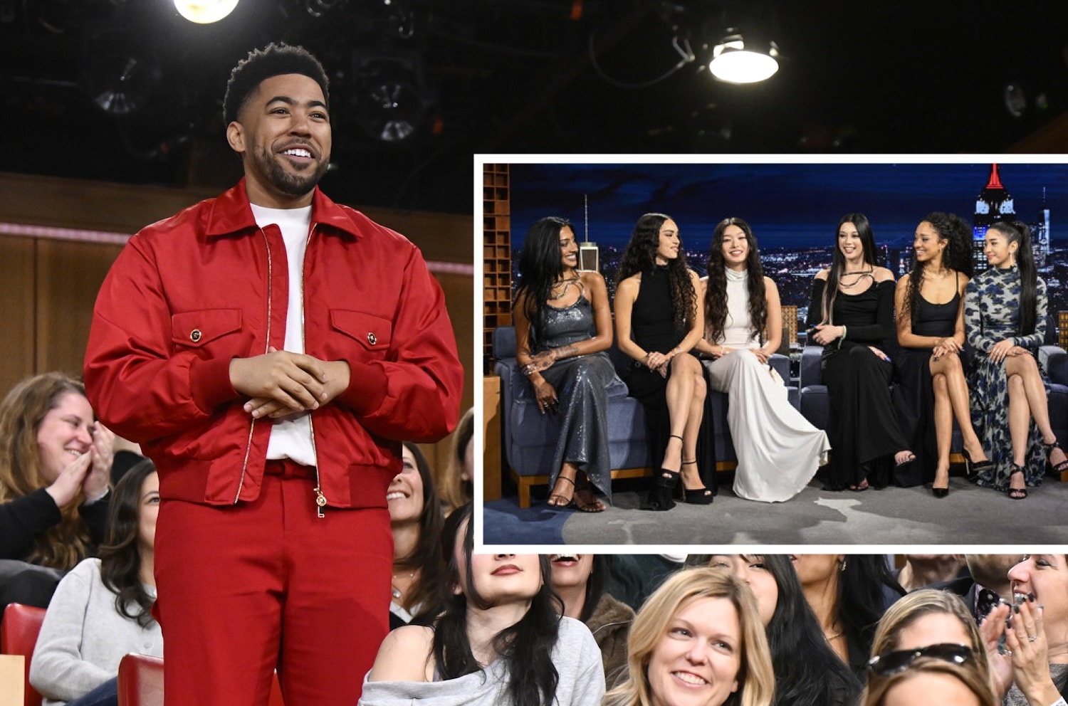 'Jake From State Farm,' KATSEYE Team Up on 'The Tonight Show' - LateNighter