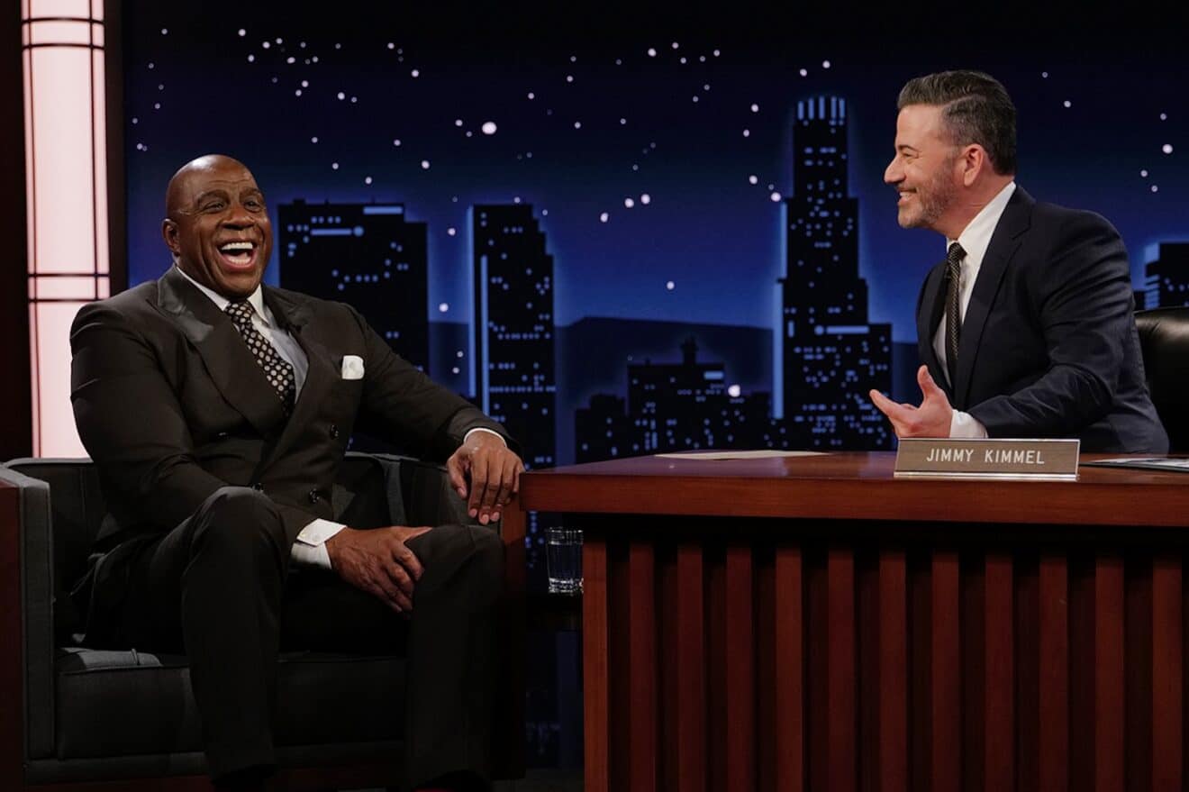 Jimmy Kimmel and Magic Johnson Clear the Air Over Vacation Invite ...