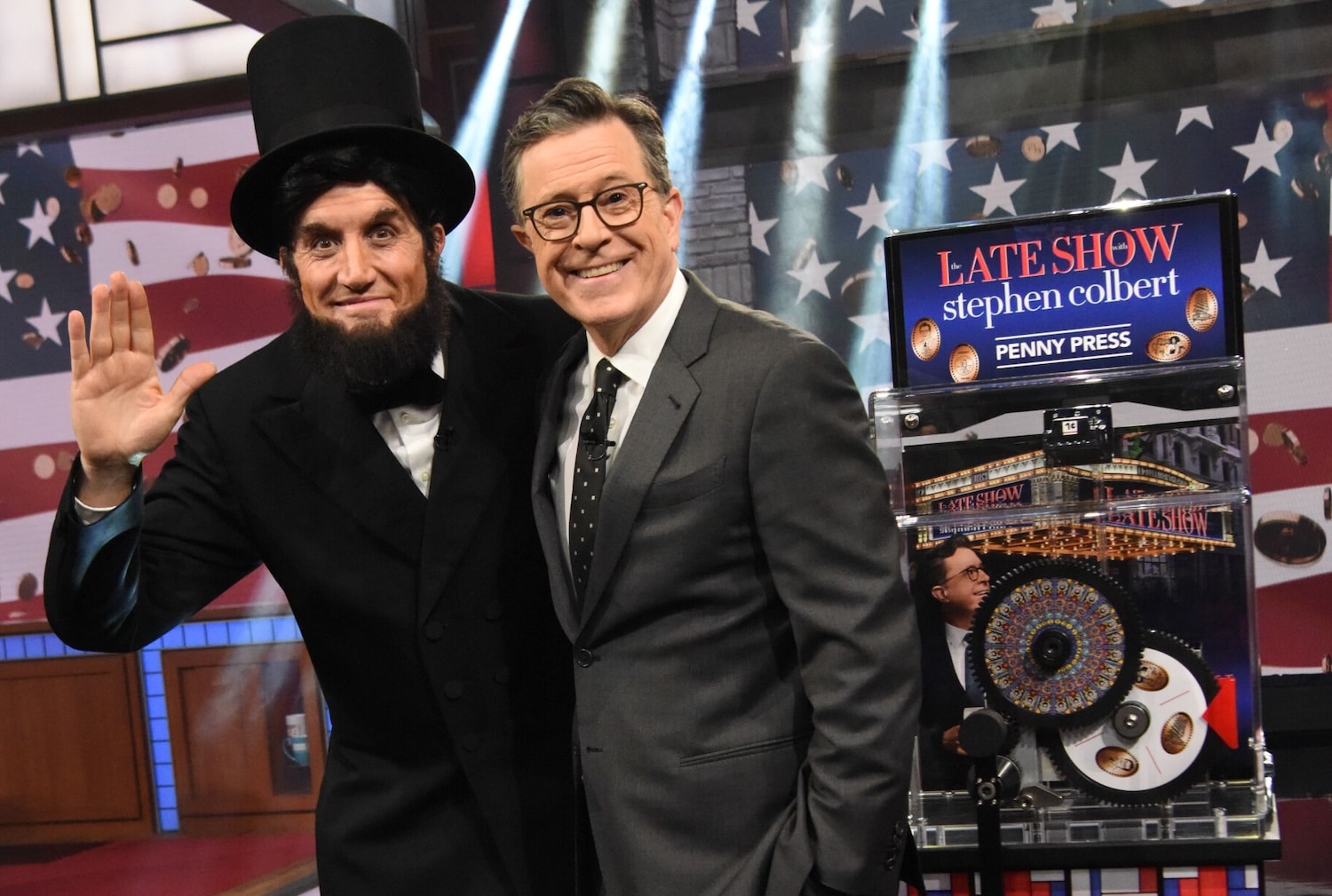 Stephen Colbert Reveals Commemorative 'Late Show' Penny Press