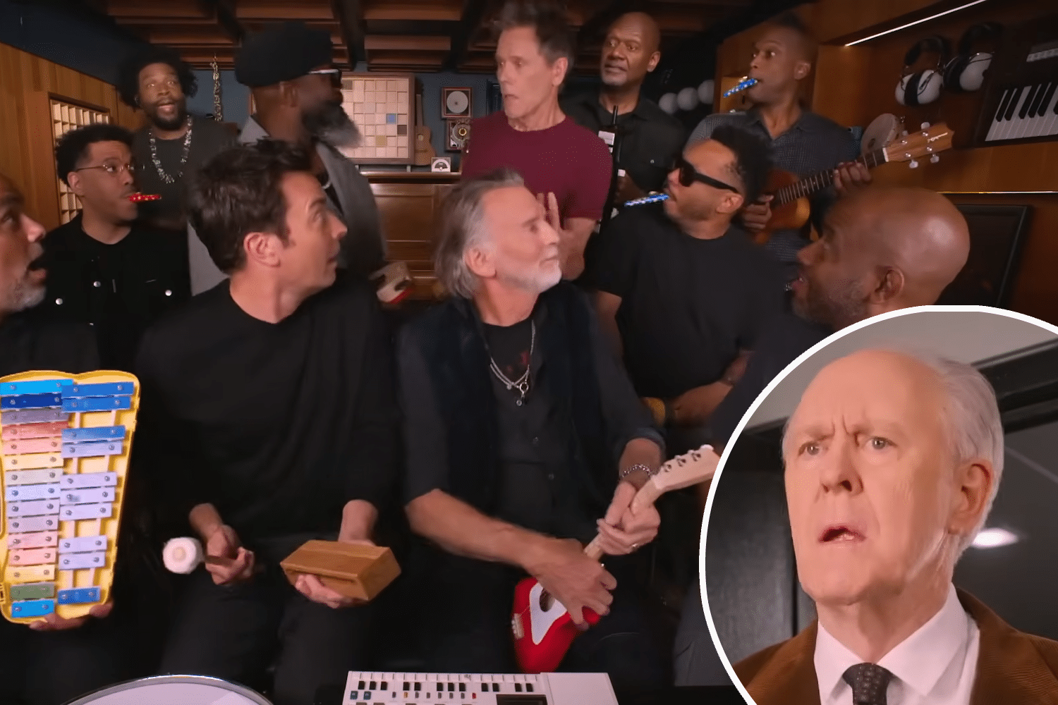 Jimmy Fallon Stages 'Footloose' Reunion, Classroom Instruments-Style ...